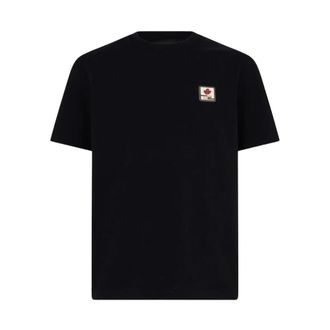 Dsquared2 T-shirt Cool Fit Ski Leaf - Homme - Tops - Noir - Taille: XL