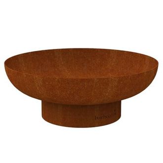 Barbecook brasero Jack 75 en Acier Corten, brasero ext&eacute;rieur, 75x30cm