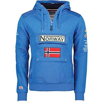 Geographical Norway Sweat-Shirt pour Femme GYMCLASS, Bleu, XL