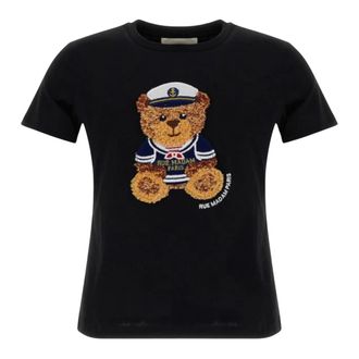 Rue Madam T-Shirt Marvin - - Tops - Damen - Schwarzk - M
