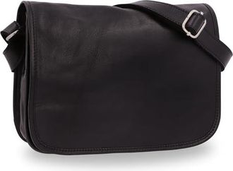 Gusti Sac à bandoulière en cuir - Taylor 9,6 pouces, sac à main femme en cuir de vache, look vintage, petit sac en cuir avec fermeture éclair et bandoulière