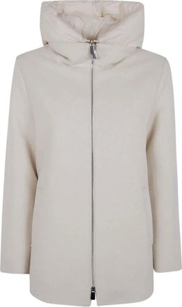 Seventy manteau zippé à capuche - Tons neutres