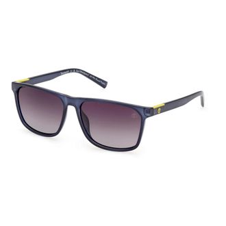 Timberland Lunettes de Soleil Bleu Fum&eacute; Polaris&eacute;es Tb9312 - unisex - Accessoires - Bleu - Taille: 59 MM