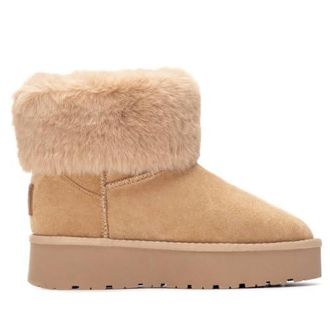 Xti Bottines Femme Beige - Chaussures confortables et polyvalentes - Mode d&eacute;contract&eacute;e - Mod&egrave;le 14471901 (Taille41)