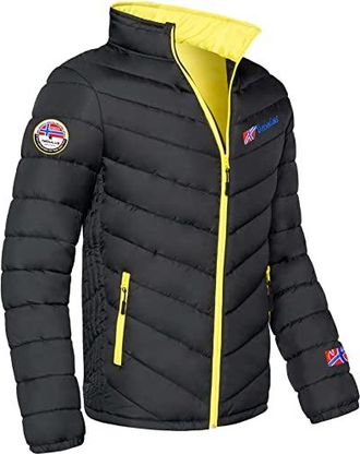 Nebulus Veste dextérieur chaude Tanno pour homme, veste de transition et dhiver pratique et polyvalente, Noir, XL