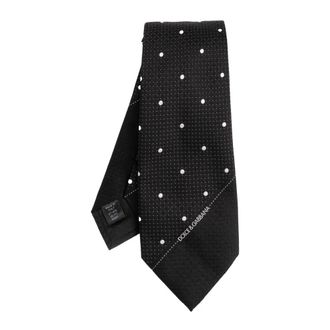 Dolce & Gabbana Seidenkrawatte - - Accessories - Herren - Schwarzk - ONE SIZE