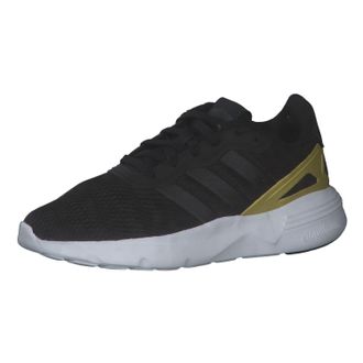 adidas Damen Nebzed Cloudfoam Lifestyle Running Shoes Schuhe, core Black/core Black/Gold met, 40 EU