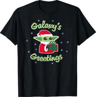 Star Wars Galaxy´s Greetings Grogu Weihnachten T-Shirt
