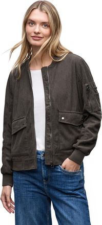 Street One Damen 2117076 Softer Cord-Blouson, Darkest Brown, 40