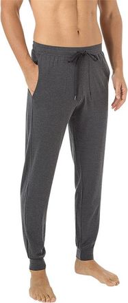 CALIDA Herren Pyjamahose grau Modal unifarben