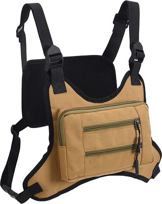 Generico Brusttasche aus Oxford-Gewebe, 38 x 26 cm (14,97 x 10,24 Zoll), wasserdicht und leicht, sichere Aufbewahrung, kompakte Sporttasche, Lauftasche f&uuml;r Jog