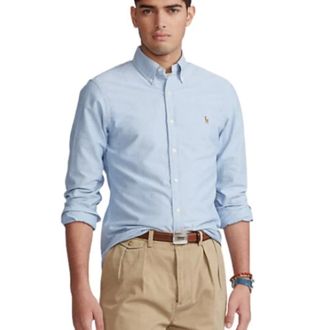 Ralph Lauren Homme, Chemises, Bleu, Taille: L Oxford Shirt