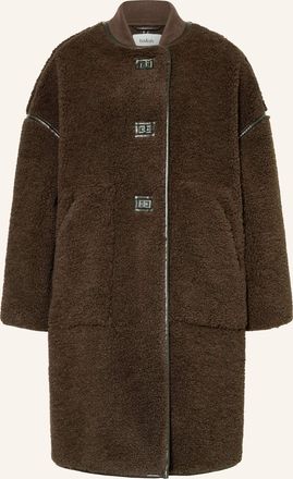 BA&SH Ba&Sh Teddyfell-Mantel Millie braun