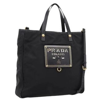Prada Sac cabas vintage Pre-owned - Femme - Pre-owned - Noir - Taille: ONE Size