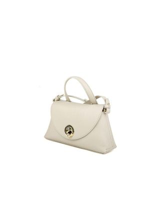 Coccinelle Bovine Leather Top Handle Bag - Beige