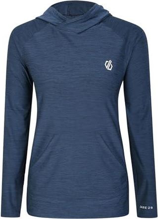 Dare 2B Sweat à Capuche Sprint City Pull-Over, Moonlight Denim chiné, 40 Femme