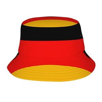 Generic Chapeau De Seau Image du Drapeau Allemand Chapeaux De Visi&egrave;re Respirant &Eacute;t&eacute; Bonnet Soleil, pour De P&ecirc;che, La Randonn&eacute;e, Sports, 56-58cm