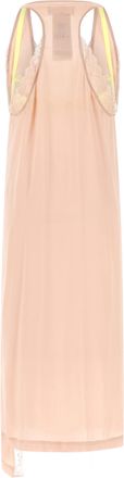 Maison Margiela Lace-Trimmed Asymmetrical Dress - Pink