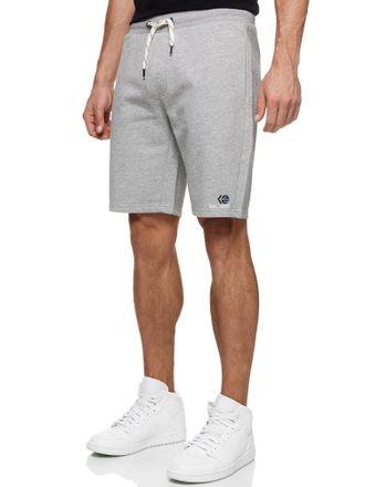 Indicode Herren INRobbie mit Kordelzug | Herrenshorts Sportshorts f&uuml;r M&auml;nner Lt Grey Mix, XXL