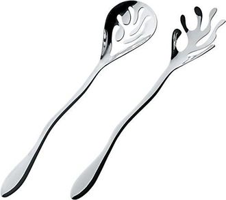 Alessi mediterraneo | ESI16SET - Salatbesteck Design, Edelstahl, 3.2 x 29.5 x 5.5 cm