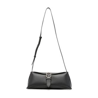 Paul Smith Umh&auml;ngetasche aus Leder mit &Uuml;berschlag - - Bags - Damen - Schwarzk - ONE SIZE