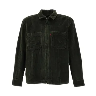 Levi's Overshirt &agrave; fermeture &eacute;clair boxy Ports - Homme - Vestes - Vert - Taille: M