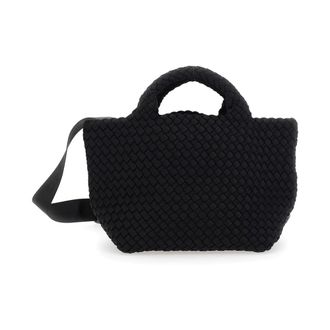 Naghedi Femme, Sacs, Noir, Taille: ONE Size Sac Noir avec Design Tiss&eacute; Femme