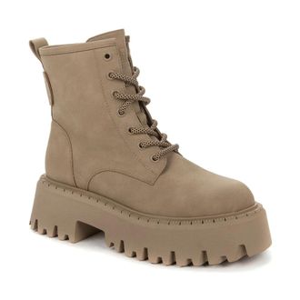 Keddo Keddo, Femme, Chaussures, Beige, Taille: 37 EU Bottes Ferm&eacute;es Beige Chaudes