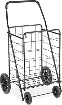 Whitmor 6318-2678 Deluxe Mehrzweck-Rollwagen, Schwarz, Extra Large