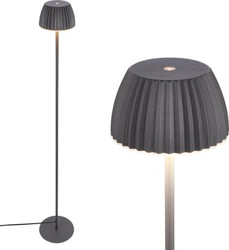 Briloner LED Stehlampe mit Touch, dimmbar, Lichtkante, warmwei&szlig;, Leselampe, Wohnzimmerlampe, Schlafzimmer Deko, Deckenfluter, Standleuchte, Stehleuchte, 19x124