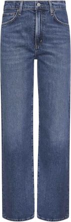 A Gold E Femme, Jeans, Bleu, Taille: W27 Jean Droit Vintage en Denim Bleu