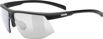 Uvex aerios V - Sportbrille f&uuml;r Damen und Herren - 100% UVA-, B, C Schutz - beschlagfrei - black matt - one size