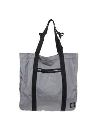 Stone Island Shopper & Totes - Functional Grey Shoulder Bag With Smooth Finish - Gr. unisize - in Grau - f&uuml;r Damen