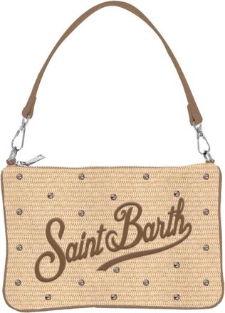 MC2 Saint Barth Femme, Sacs, Beige, Taille: ONE Size Sacs &agrave; &eacute;paule