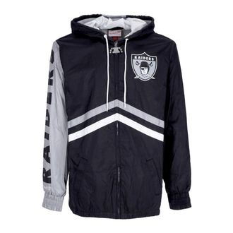 Mitchell & Ness Oakland Raiders Windbreaker Full Zip Schwarz - - Sport - Herren - Schwarzk - L