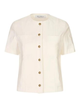 Max Mara Top - Wei&szlig;