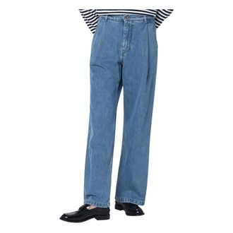 Maison Kitsun&eacute; Femme, Jeans, Bleu, Taille: W27 Jeans R&eacute;guliers