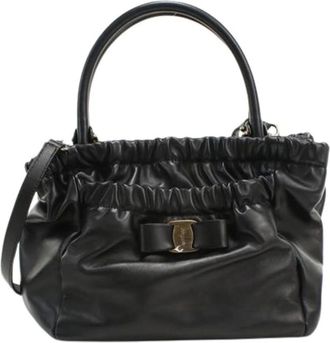 Ferragamo Sac &agrave; main Pre-owned - Femme - Pre-owned - Noir - Taille: ONE Size