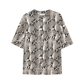 Anine Bing Avi Tee - - Tops - Damen - Grau - M