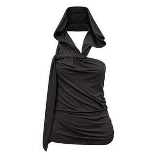 Aniye By Top foulard drap&eacute; - Femme - Tops - Brun - Taille: 38 FR