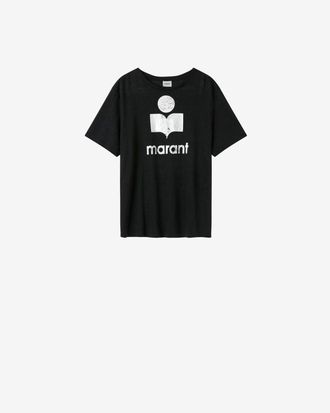 Isabel Marant T-shirt Zewel En Lin - Femme - Noir - Taillexs - Marant &Eacute;toile