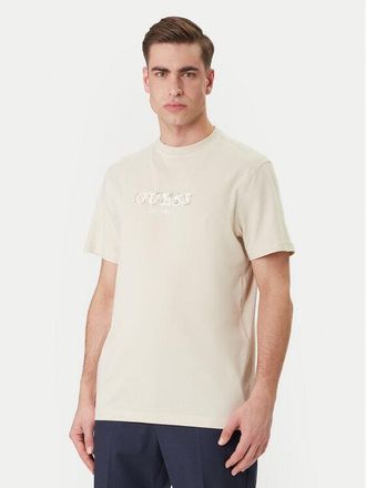 Guess T-Shirt M6GI16 K3032 Beige Regular Fit