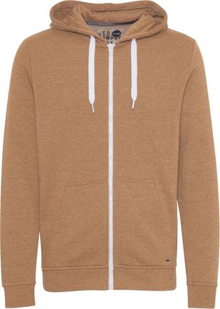 Solid SDOlli Zip-Hood Herren Sweatjacke Kapuzenjacke Hoodie mit Kapuze Kordelzug Reißverschluss Kängurutasche Regular fit, Größe:2XL, Farbe:Cinnamon Mel (80