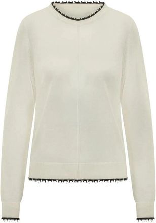 Pinko Pull Col Rond - Blanc