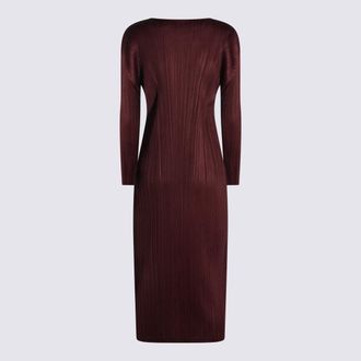 Pleats Please Issey Miyake Womens Dresses Bordeaux _pl