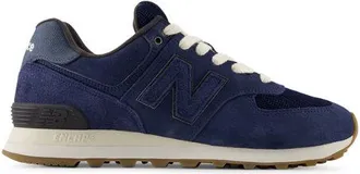 New Balance Unisex 574 in Blau, Wildleder/Mesh, Gr&ouml;&szlig;e 37.5