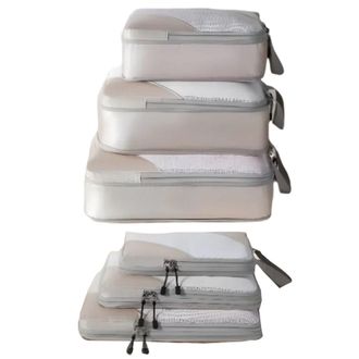 Generico Kompressionsverpackungstaschen: platzsparender Reiseeimer, praktischer Aufbewahrungs-Organizer, kompakter Kofferbehälter, großer Kleiderständer, Verwe