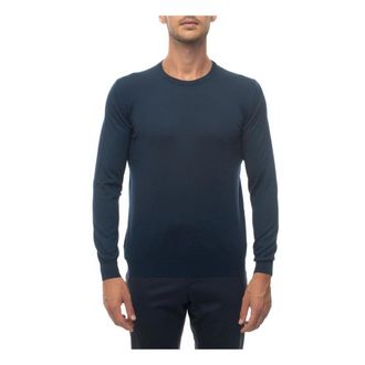 Kiton Kaschmir Seiden Pullover Hergestellt in Italien - - Knitwear - Herren - Blau - L