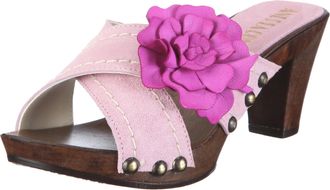 Andrea Conti Damen 0581120 Pantoletten, Rosa/rosa