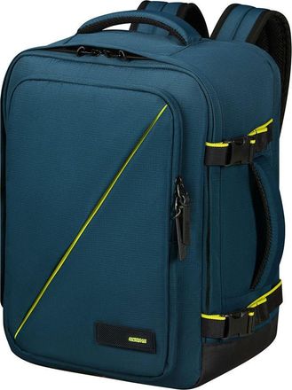 American Tourister Take2Cabin - Ryanair/Wizz Air/Vueling Kabinentasche 40 x 30 x 20 cm, 26.5 L, 0.60 kg, Handgepäck, Flugzeug Rucksack S/M Underseater, Blau (Harbor Blue